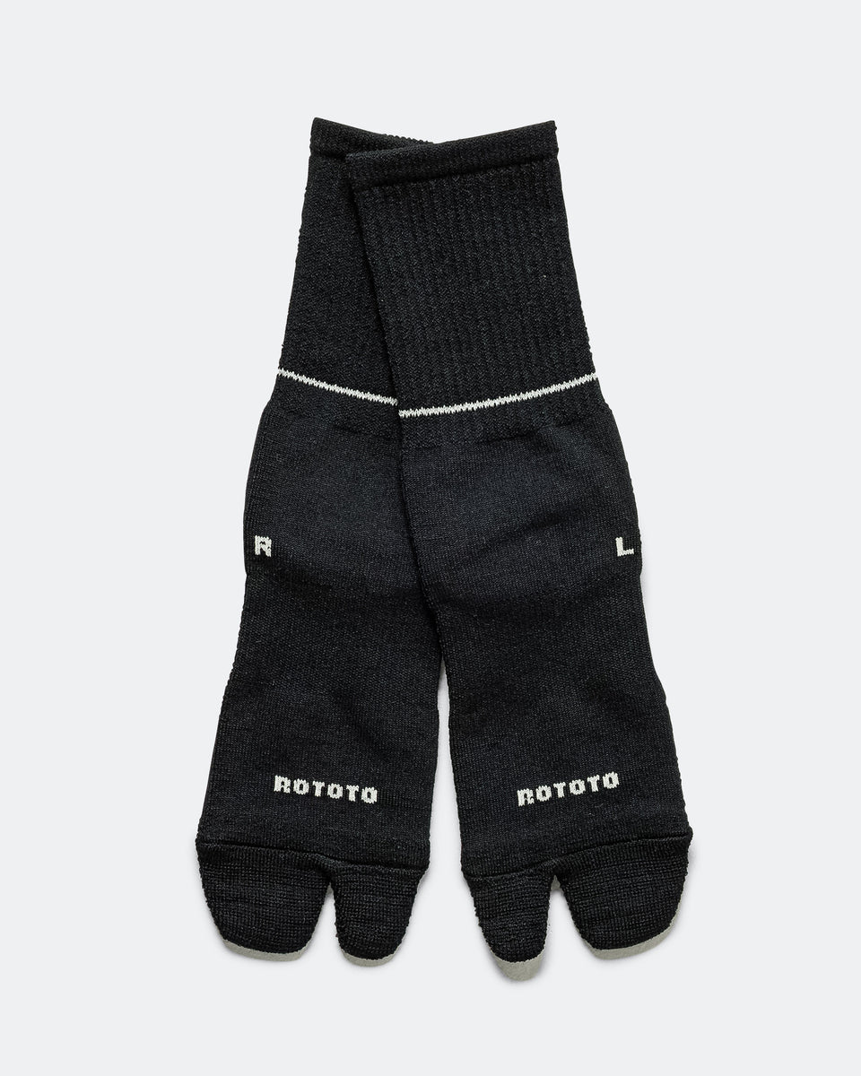 RoToTo - AllRounder Merino Tabi - Black | UP THERE