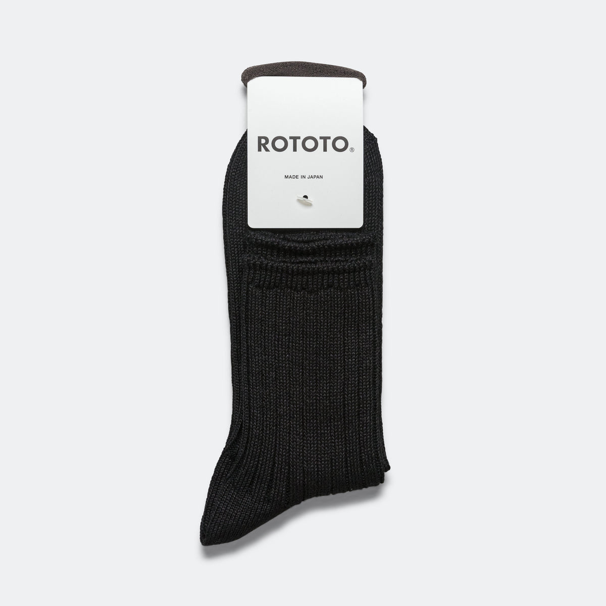 Ribbed Ankle Sock - Black | UP THERE