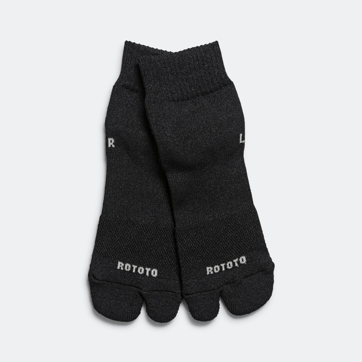 Split-Toe Ankle Sock - Black | UP THERE