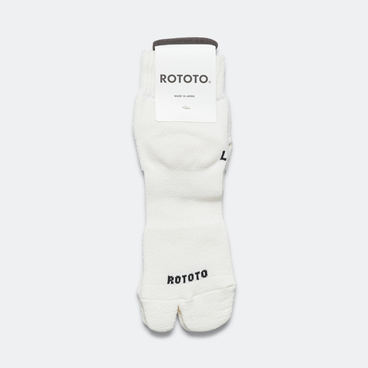 Split-Toe Ankle Sock - White | UP THERE
