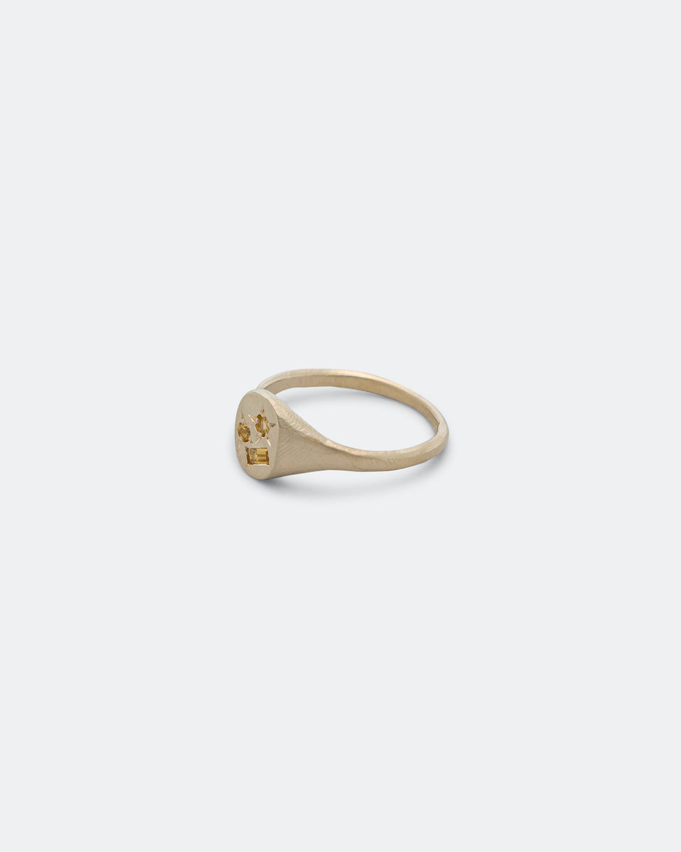 Seb Brown - Yellow Ring - 9CT Gold/Yellow | UP THERE