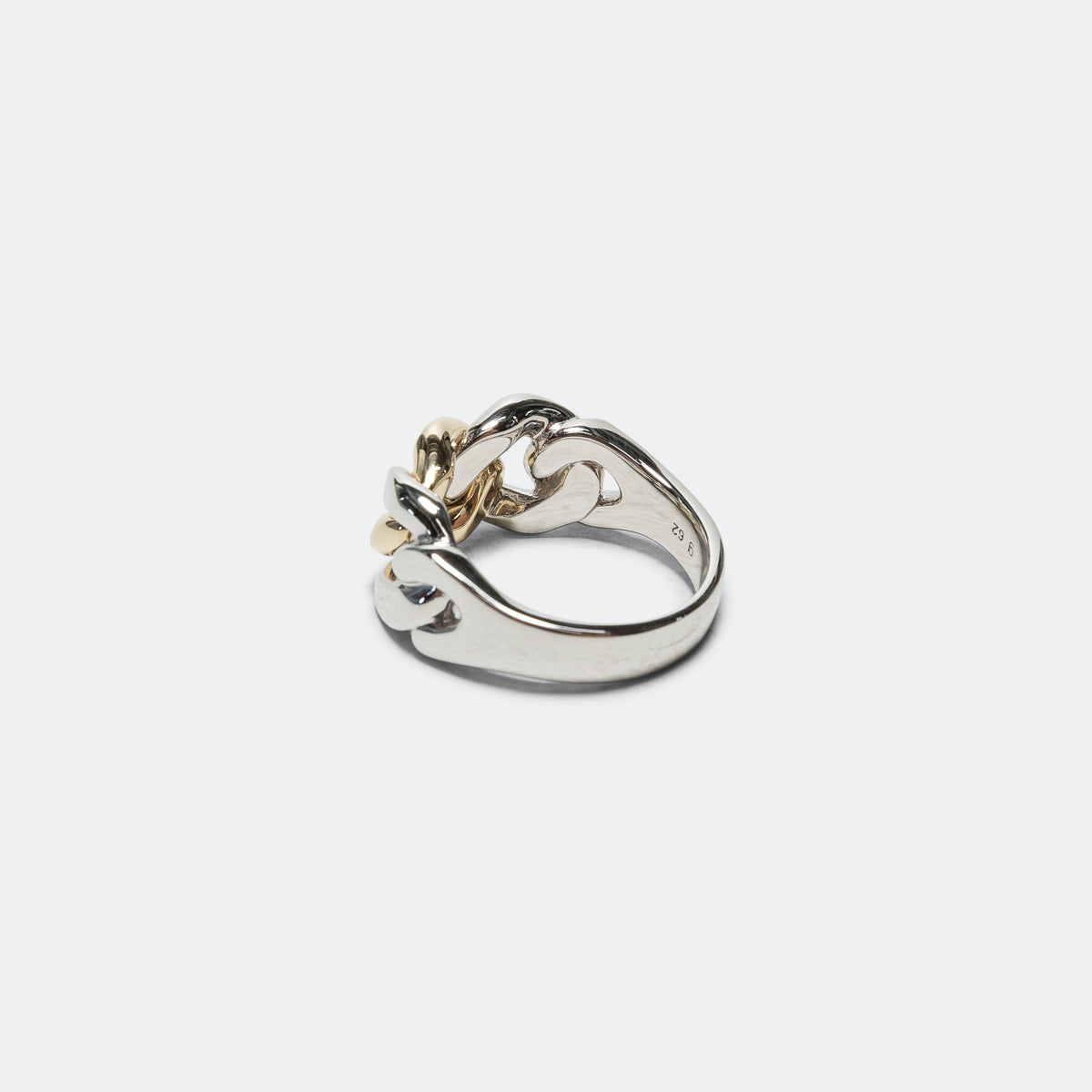 Tom Wood Dean Ring Duo - 925 Silver/9K Gold | UP THERE