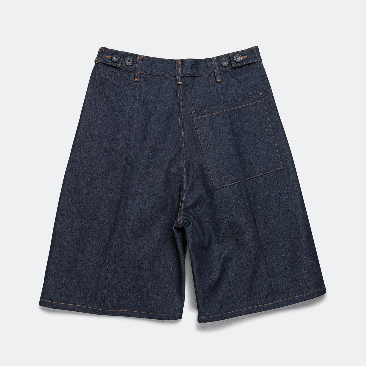 August Denim Short - Indigo Blue | UP THERE