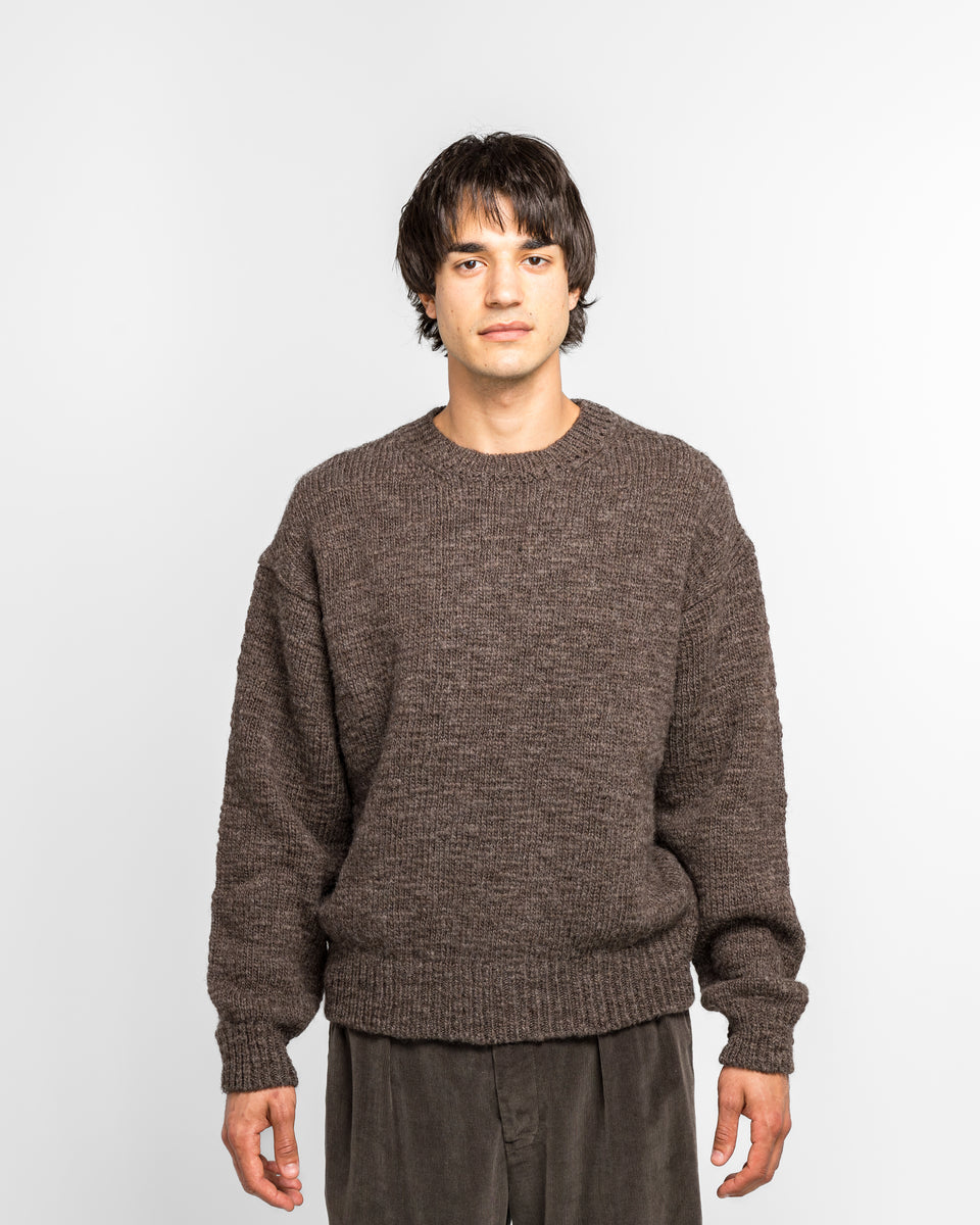 Unlikely - Yeti Sweater - Brown | UP THERE