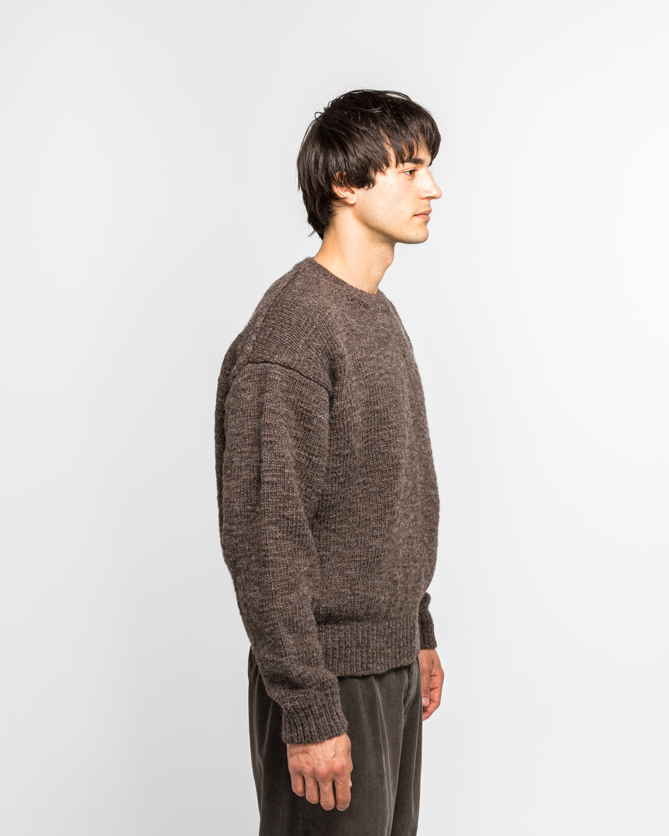 Unlikely - Yeti Sweater - Brown | UP THERE