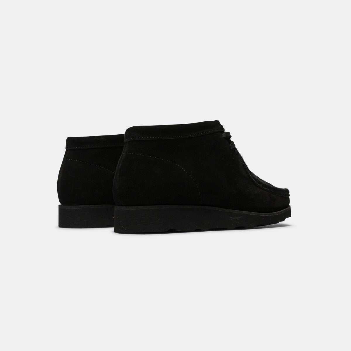 Padmore & Barnes P404 × UP THERE - Black Suede/Black Pony