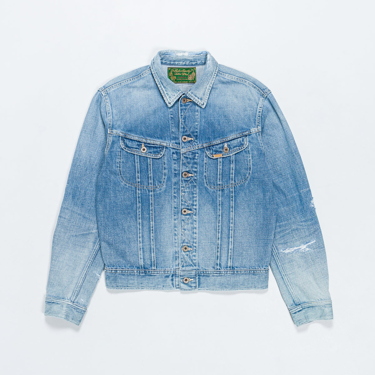 14oz Denim MARLEY UPRISING Jacket - Light | UP THERE